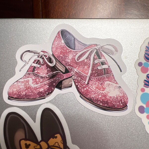 Oxford Tie Tap Shoes Sticker, Tap Dance Teacher Gift, Indoor Outdoor ...