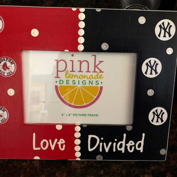 A House Divided Picture Frame Custom for ANY Teams - Etsy