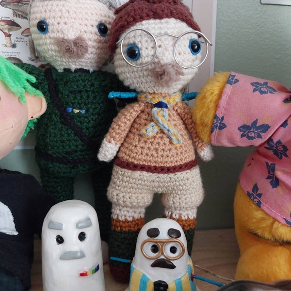 Handmade Crochet Captain. BBC Ghosts. - Etsy