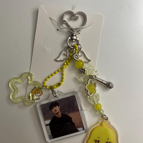 ANITEEZ ATEEZ Customized Photo Keychain| Kpop Gifts/merch | Custom Kpop ...
