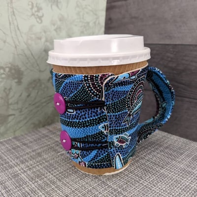 Reversible Coffee Cup Sleeve Cozy Pattern and Sewing Tutorial PDF ...