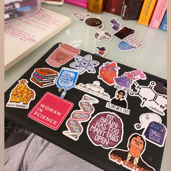 Cute Nutrition Stomach GI Sticker/ in Gut We Trust / Medical Sticker ...