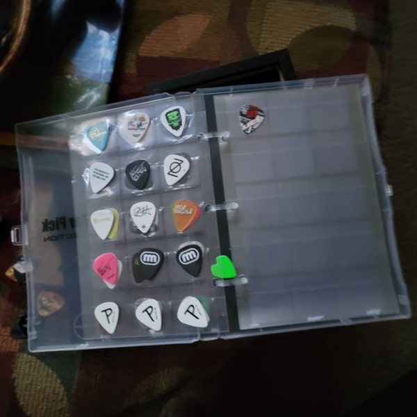 Guitar Pick Collection Kit, Holds 225 Picks - Etsy