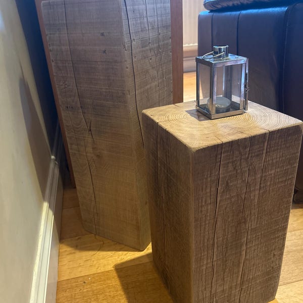 Unique Solid Oak Block 300 X 300 - Etsy UK