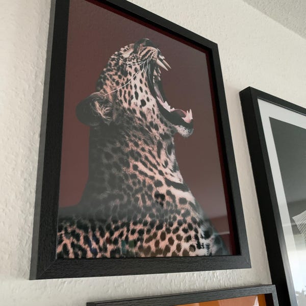 Boho Yin Yang Leopard and Panther Wall Art – Spiritual Jungle Digital ...