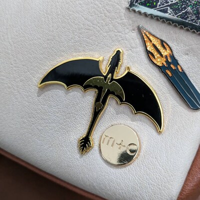 Violet's Tattoo Enamel Pin Fourth Wing Merchandise Rebecca Yarros ...