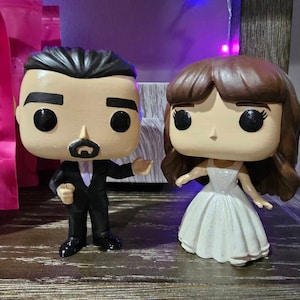 Two Custom Pop Figures Custom Pop Box, Wedding Cake Toppers ...