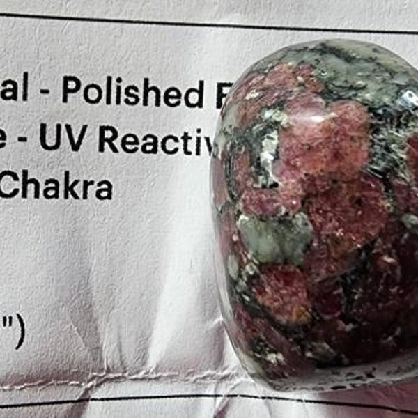 Eudialyte Crystal - Polished Eudialyte - Tumbled Eudialyte - Eudialyte ...