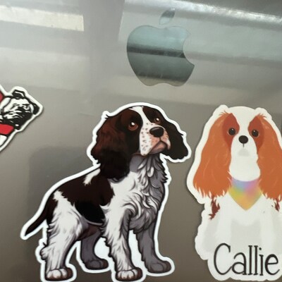 Cute Maltese Dog Stickers Pack of 5 Kawaii Maltese Dog Vinyl Laptop ...