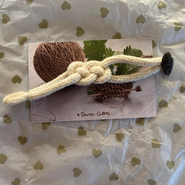 Knitting Pin Set Of 3 Pieces Pure Wool Etsy