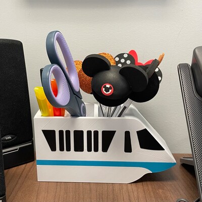 Mickey Spaceship Earth 3D Printed Epcot Disney Desk Set for Desk, Work ...