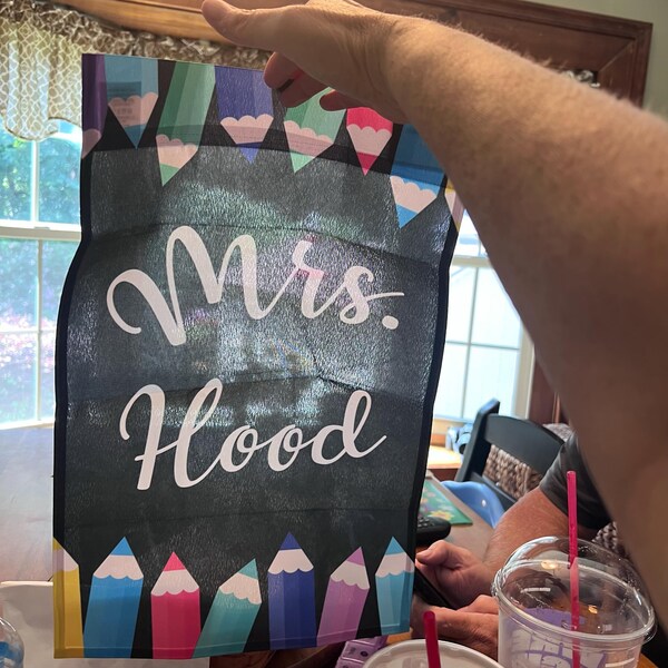 Personalized Teacher Flag, Classroom Flag, Class Flag, School Flag ...
