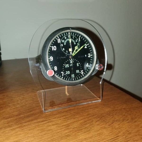 Aircraft Clock Stand,su Mig Clock- CLOCK STAND for Vintage Military ...