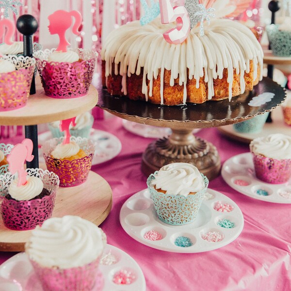 10 Metallic Gold Cupcake Wrappers, Gold Cupcake Liners, Gold Foil ...