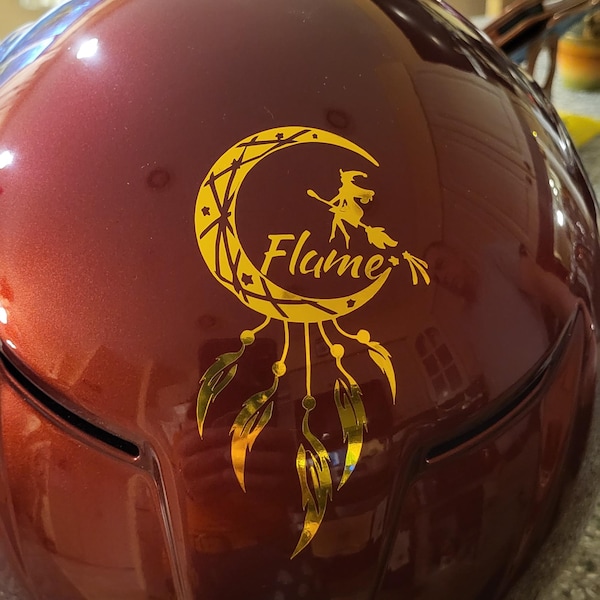 Custom Name Vinyl Sticker for Motorcycle Bike Helmet Baseball Gear ...