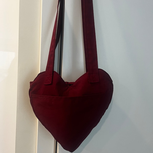 Heart Shaped Tote Bag - Small - Sewing Pattern Instant PDF Download - Etsy
