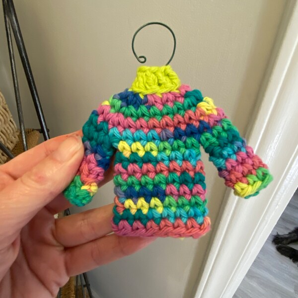 Sweater Ornament Crochet Pattern, PDF, Crochet Sweater Ornament ...