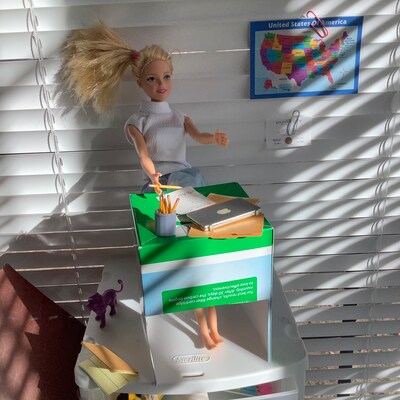 1/12 Scale Laminated Set of Mini Dollhouse Study Sheets for - Etsy