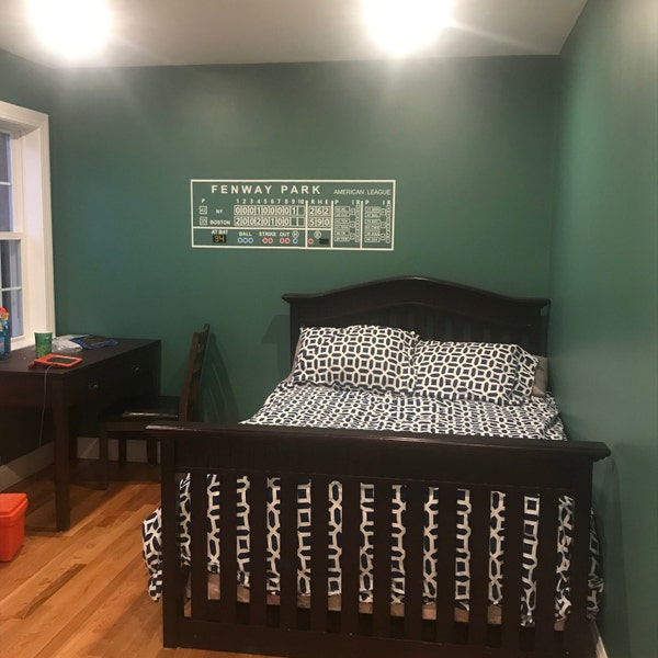 Boston Red Sox Fenway Park Scoreboard Decal 48"x16" - Etsy