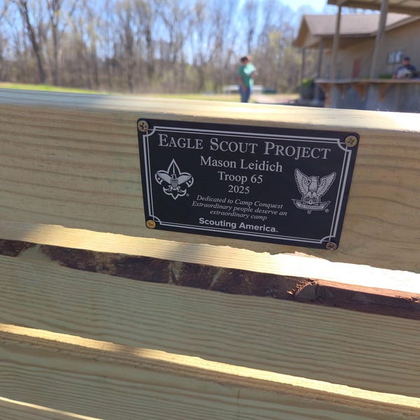 Eagle Scout Project Marker - Horizontal 8X10. Officially Licensed ...
