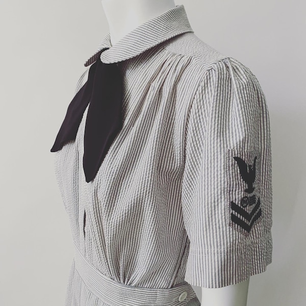 Printable Sewing Pattern – Women’s Navy WAVES & SPARS Ties All 3 Styles ...