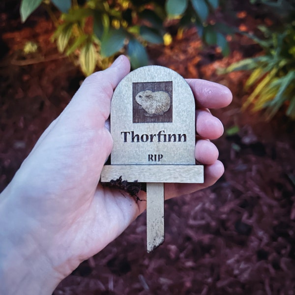 Custom Hamster Grave Stone/ Memorial Grave Marker/ for Hamster Loss ...