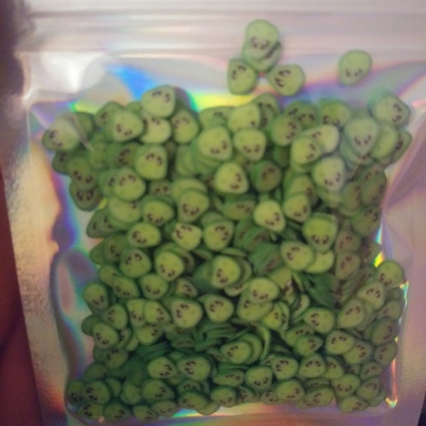 Space Alien Aliens UFO Halloween Slime Polymer Clay Slice for Snowglobe ...