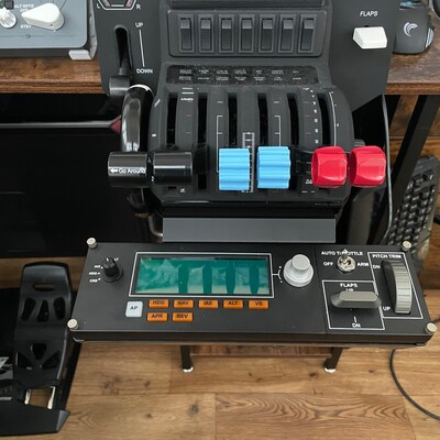 Logitech/saitek Panel Under Mount for Honeycomb Bravo Throttle - Etsy