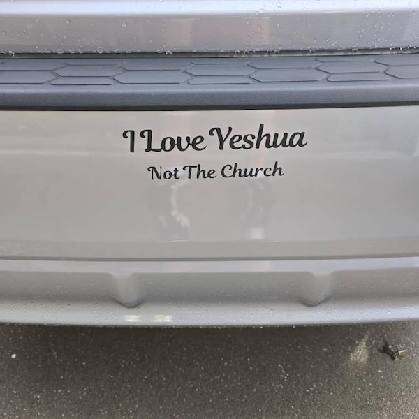 Yeshua Jesus the King is Coming Car Decal Sticker - Etsy