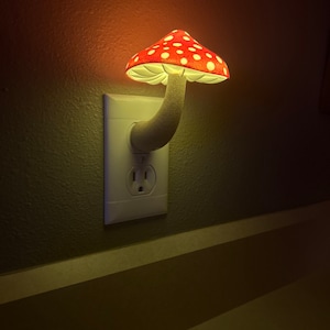 Magical Mushroom Night Light Toadstool - Etsy