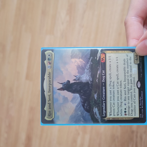 Dogs & Cats 100 Card Magic the Gathering Commander Deck-mythic-rare-rin ...