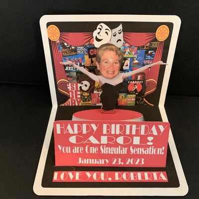 BOBBLEHEAD Anniversary or Wedding Pop up Card Personalized - Etsy