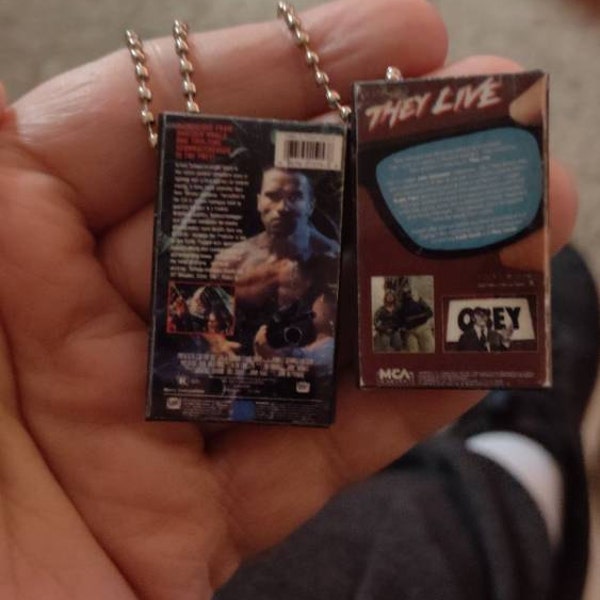 Horror Movie Keychains Miniature Movie Keychains Mini VHS 60 Different ...