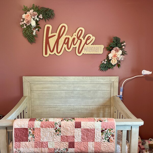 Last Name Sign, Personalized Gift, Custom Name Sign, Wedding Name Sign ...