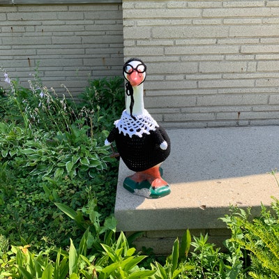 Justice Ginsburg Goose Geese Outfit Crochet Federal Judge Lawn Goose ...