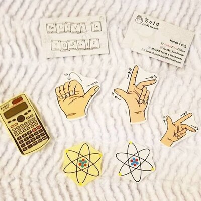 Fleming's Left Hand Rule Sticker / Laptop Decal, Laptop Sticker ...