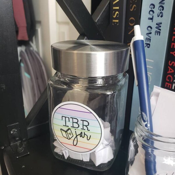 TBR Jar - to Be Read Jar - Choose Your Next Book - Draw Book Choice Jar ...