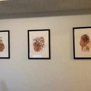 Boho Rust Line Art Print DIGITAL DOWNLOAD | Etsy