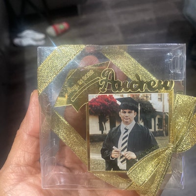 Custom Birthday Photo Frame, Second Birthday Favors, Age 2 Photo Favors ...