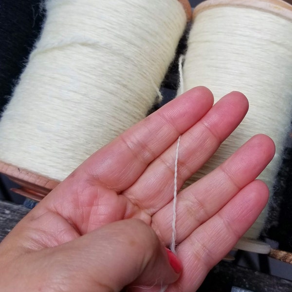 Undyed Natural White Romney Combed Top Wool Roving Spinning Felting ...