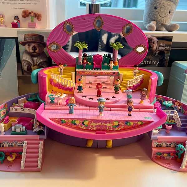 Vintage 1998 Polly Pocket Magical Moving Magnetic Horse Riding Playset ...