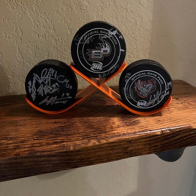 Hockey Puck Display / Hockey Puck Holder Made in USA Trophy Case Medal ...
