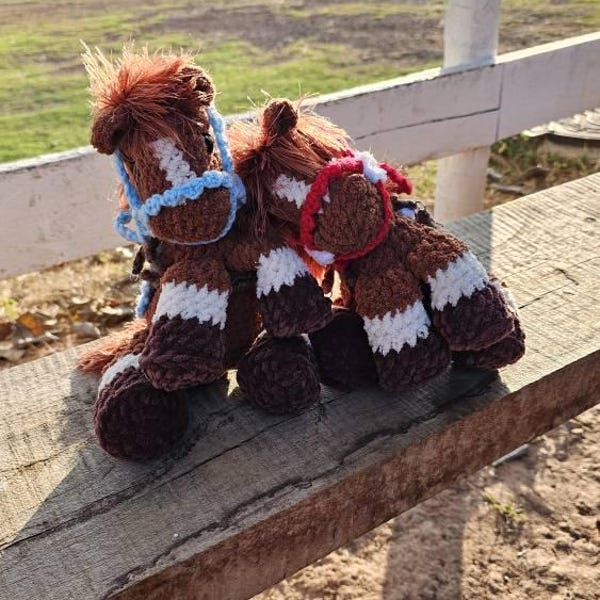Paylin the Pony STUFFIE Crochet Pattern | No Sew Low Sew Crochet ...