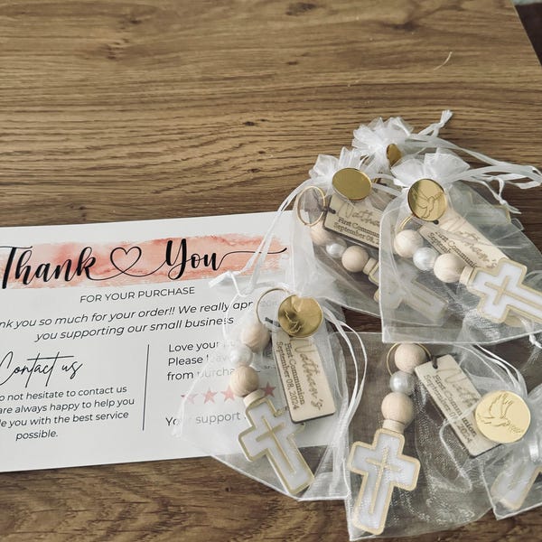Personalized Baptism Gift, Unique Baptism Favors for Guests, Baptism ...