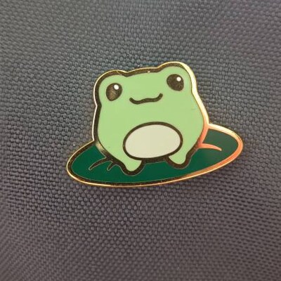 Cute Frog on Lilypad Dreamscape Adventures Collectors Hard - Etsy