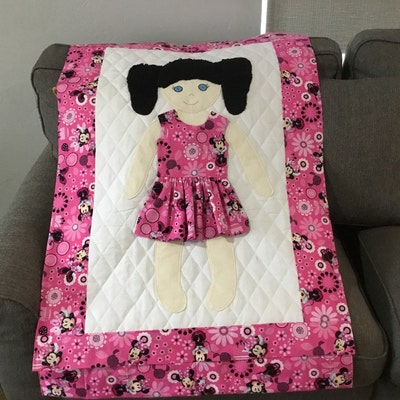 Combined Paper Doll Quilt Pattern for Girl and Boy, Paper Doll Blanket ...