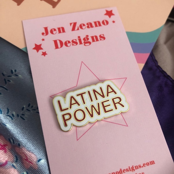 Latina Enamel Pin - Latina Power - Feminist Pin - Latinx - Latina Pins ...