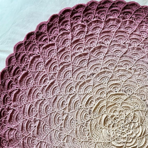 Flower Puddles Mandala Blanket Crochet Pattern - Etsy