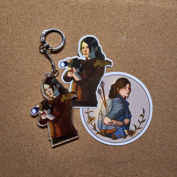 Ellie - the Last of Us Acrylic Keychain. - Etsy
