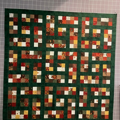 PDF PATTERN Staggered Bricks Quilt..4 Design Variations - Etsy